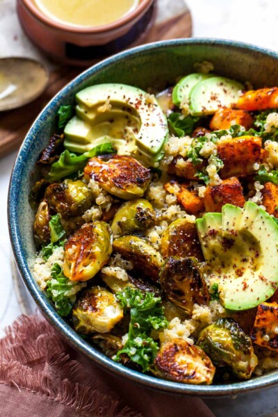 Quinoa Power Bowls with Maple Chipotle Brussels and Smoky Butternut ...