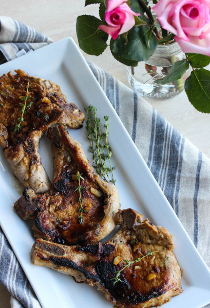 Easy 6-Ingredient Maple Dijon Pork Chops - Dishing Out Health