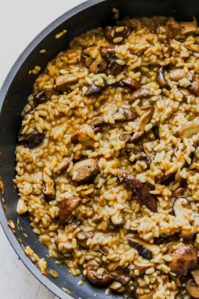 Miso Mushroom Risotto - Dishing Out Health