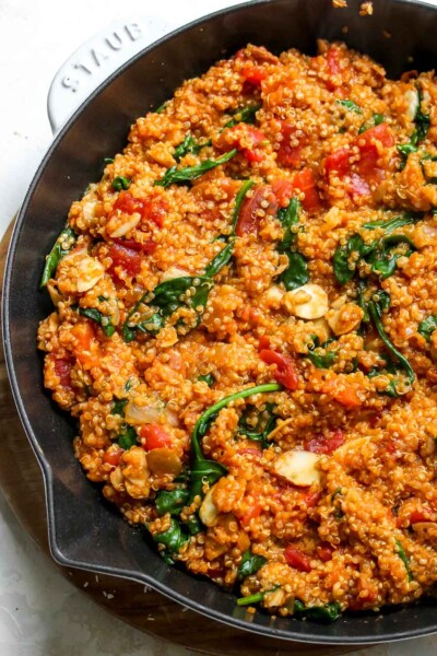One Pot Moroccan Quinoa - Dishing Out Health