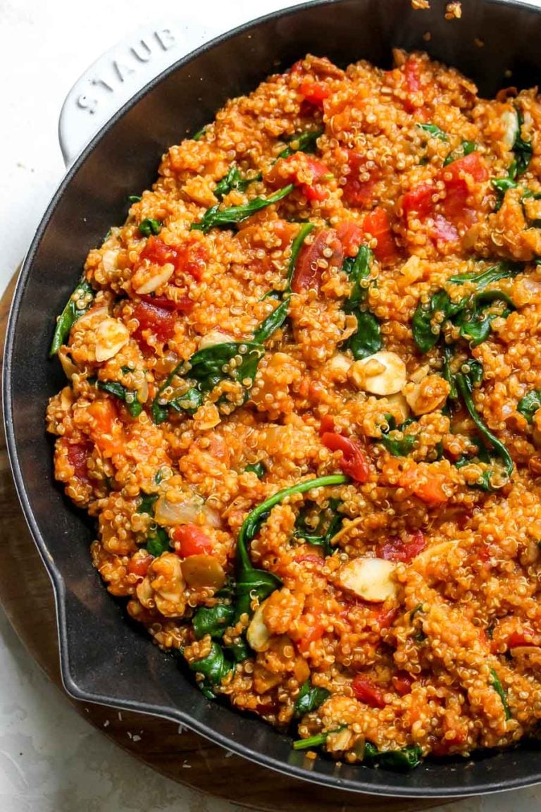 One Pot Moroccan Quinoa - Dishing Out Health