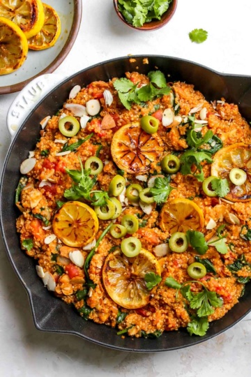 One Pot Moroccan Quinoa - Dishing Out Health