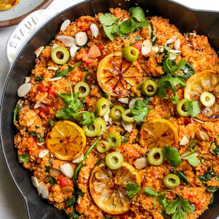 One Pot Moroccan Quinoa - Dishing Out Health