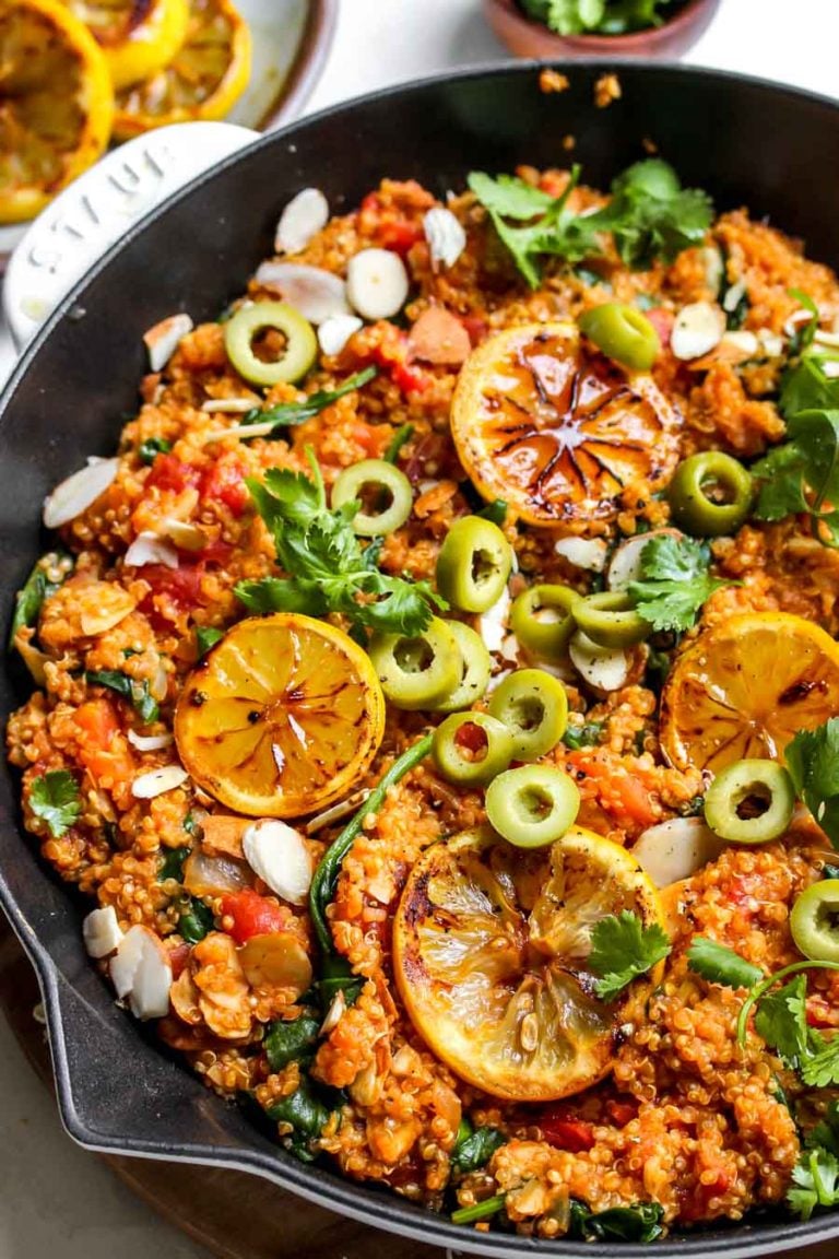 One Pot Moroccan Quinoa - Dishing Out Health