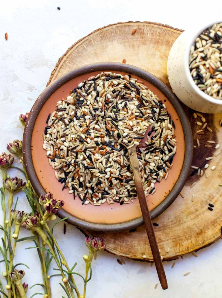 One Pan Wild Rice and Cheesy Broccoli Casserole - Dishing Out Health
