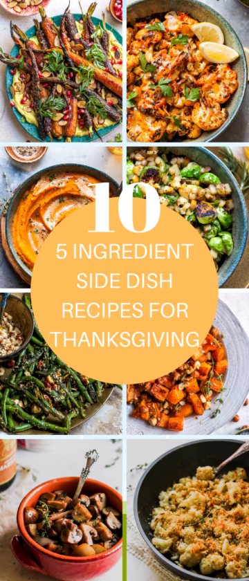 5 Ingredient Side Dish Recipes for Thanksgiving - Dishing Out Health
