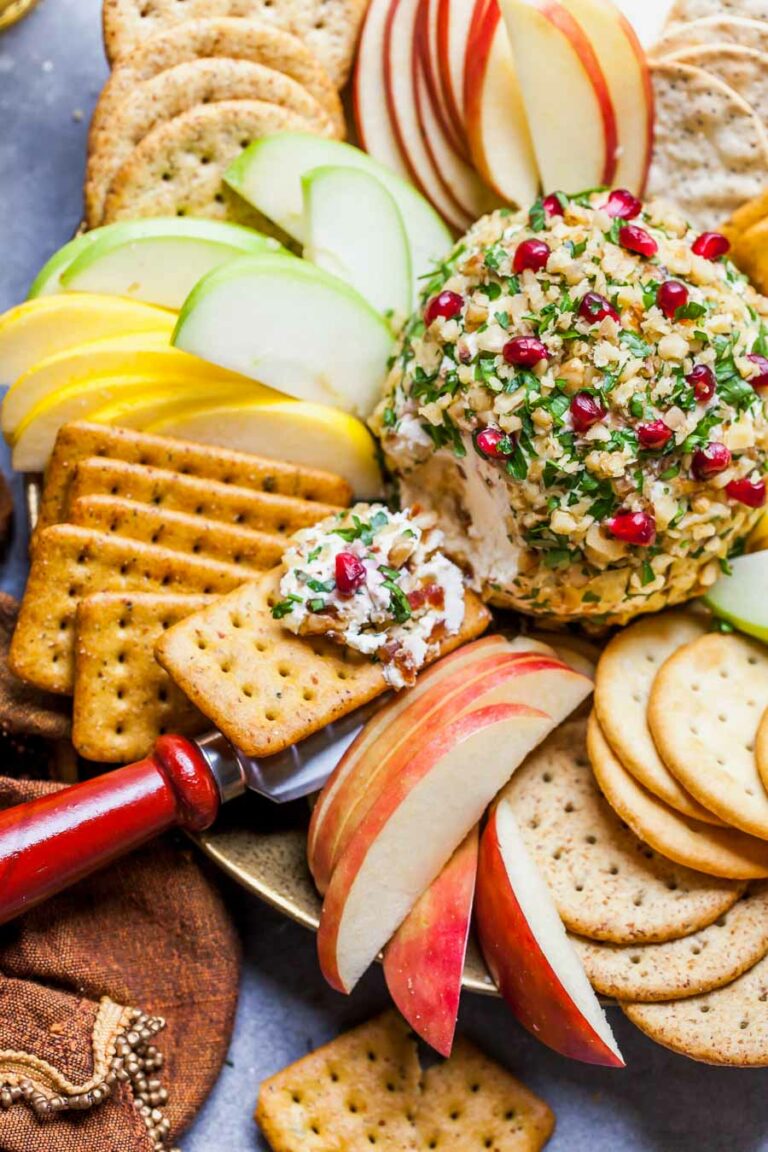 Easy Cheese Ball with Walnuts - Dishing Out Health