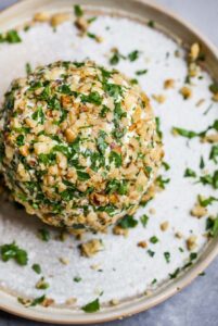 Easy Cheese Ball with Walnuts - Dishing Out Health