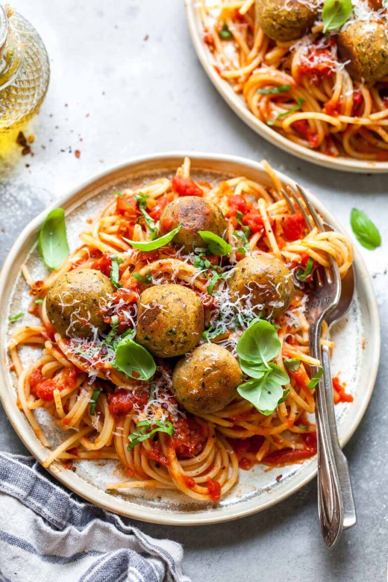 Chickpea Meatballs - Dishing Out Health