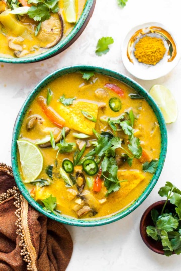 Thai Vegetable Soup - Dishing Out Health