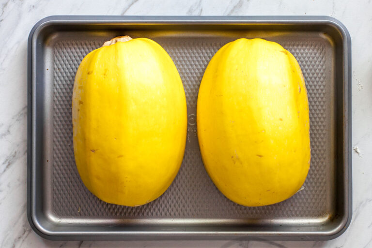 Spaghetti Squash with Pumpkin Pasta Sauce - Dishing Out Health