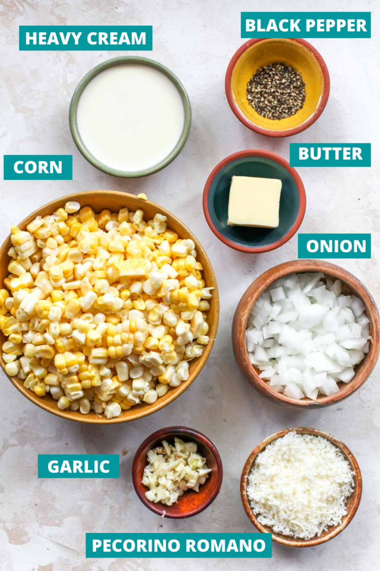 Cacio e Pepe Creamed Corn - Dishing Out Health