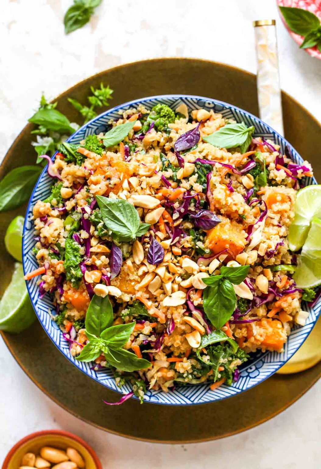 Thai Butternut Quinoa Salad - Dishing Out Health