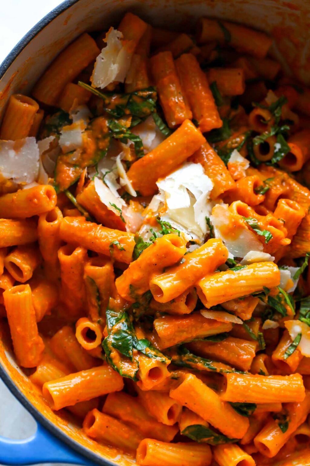 Creamy Red Pepper Pasta - Dishing Out Health