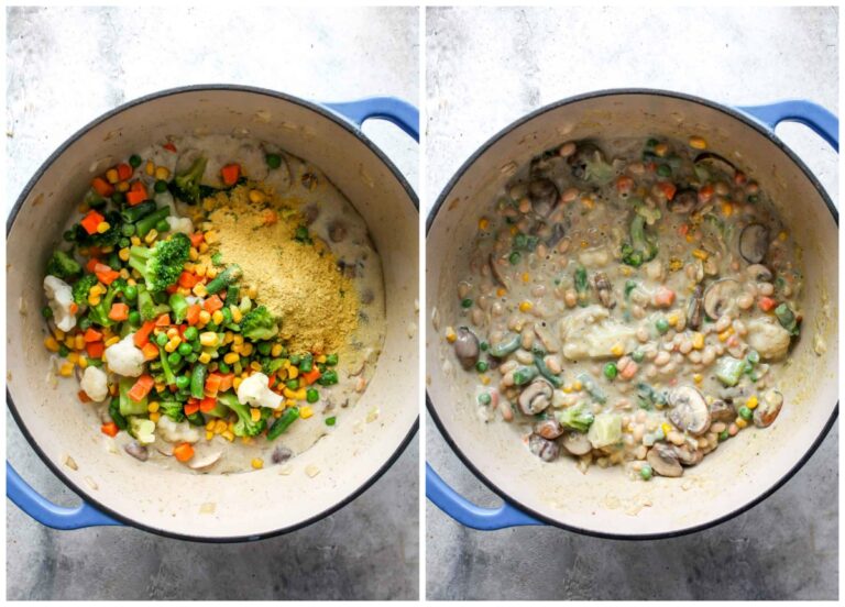 Creamy Vegetable Pot Pie - Dishing Out Health