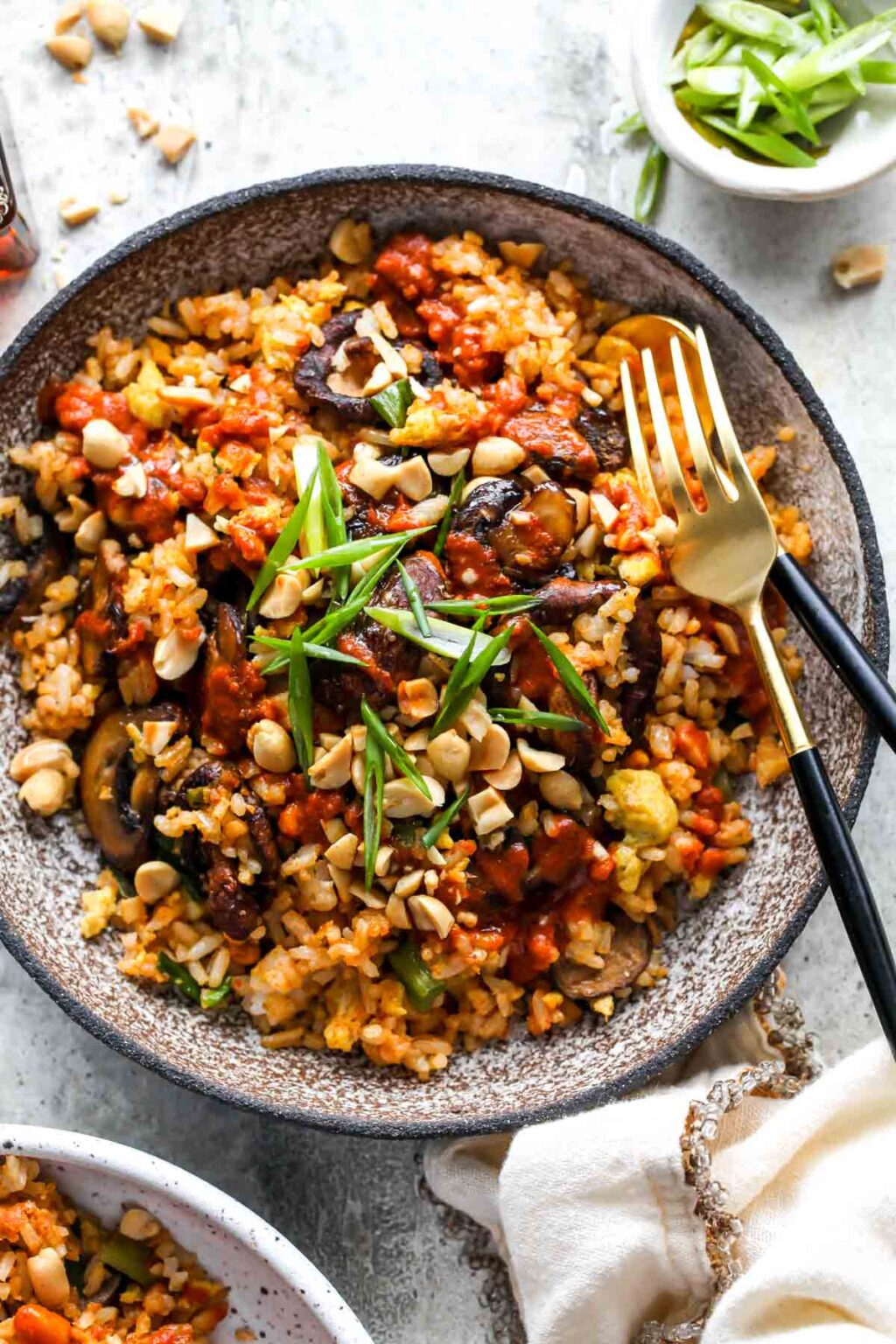 Mushroom Fried Rice - Dishing Out Health