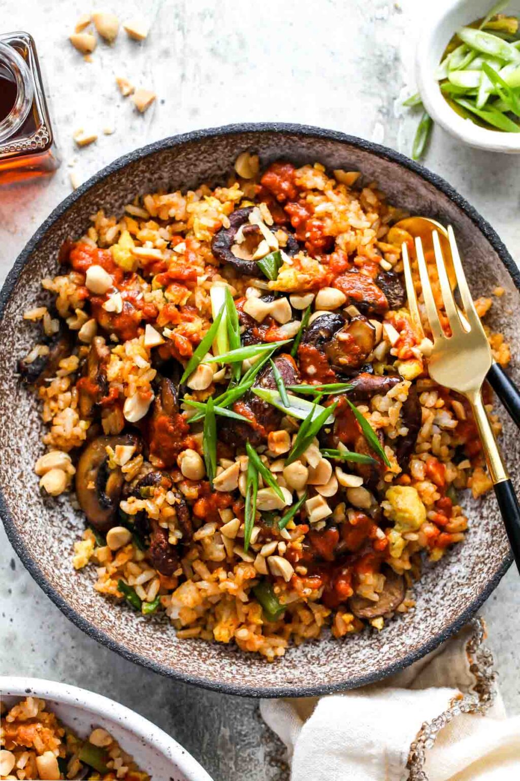 Mushroom Fried Rice - Dishing Out Health