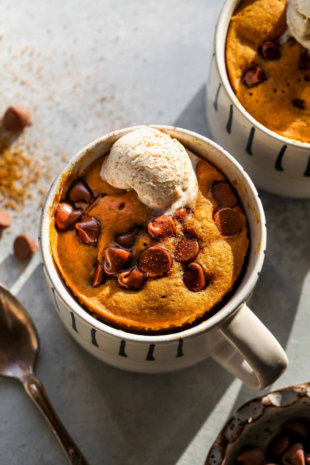 Pumpkin Mug Cake - Dishing Out Health