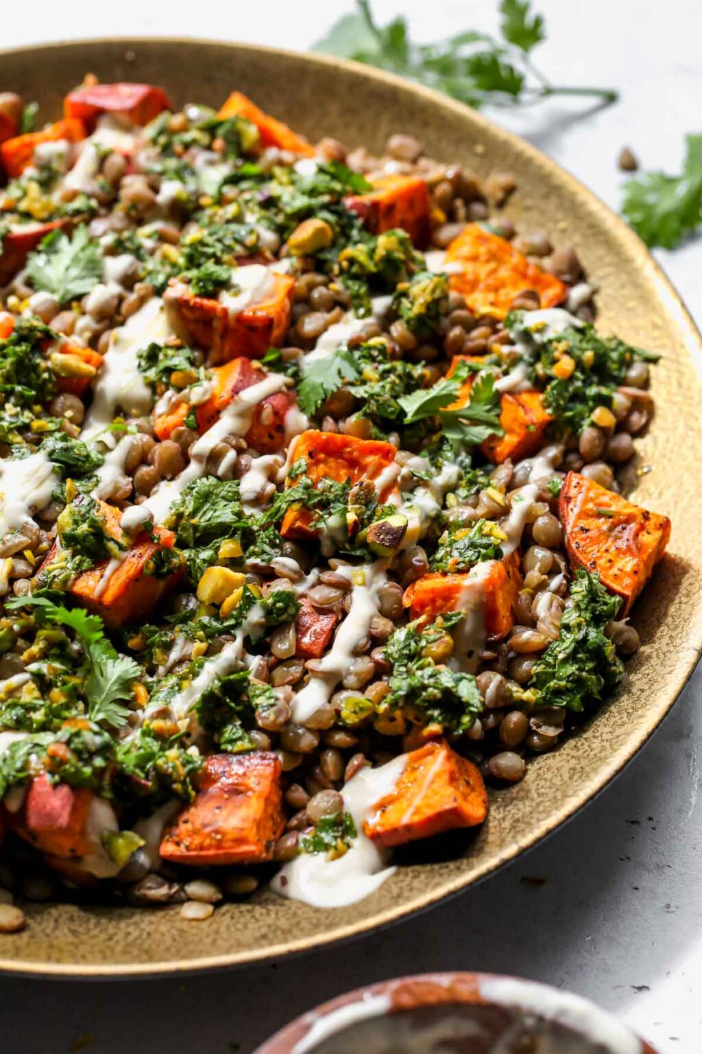 Sweet Potato Lentil Salad - Dishing Out Health