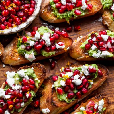 Avocado Toast with Pomegranate Salsa - Dishing Out Health