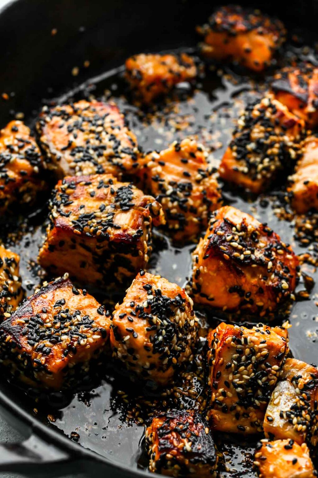 Sesame Crusted Salmon Bowls - Dishing Out Health