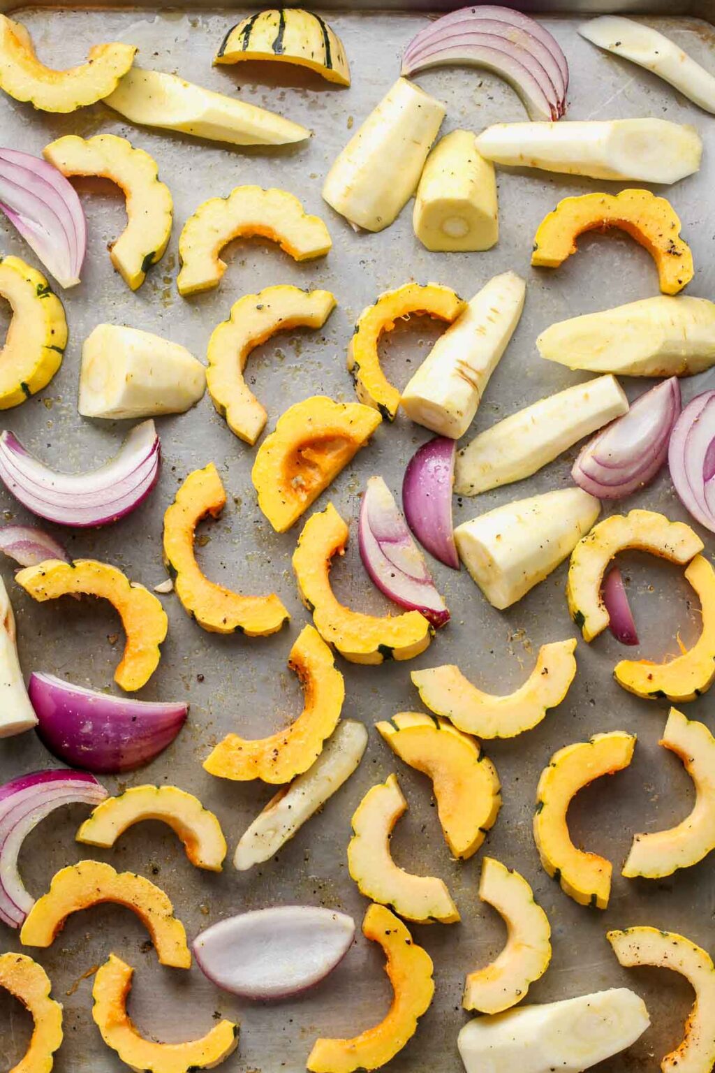 Sheet Pan Vegetable and Chickpea Bake - Dishing Out Health