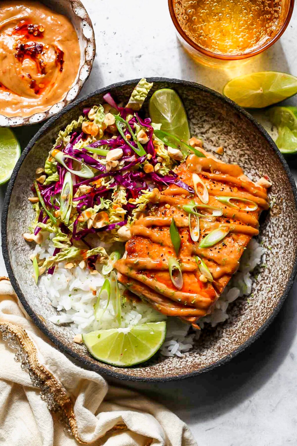 Firecracker Salmon Bowls - Dishing Out Health