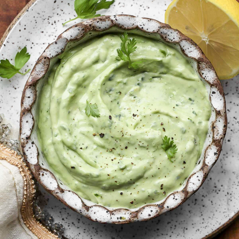 Avocado Sauce - Dishing Out Health