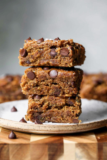 Chocolate Chip Zucchini Bars - Dishing Out Health