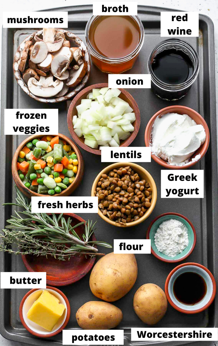 Vegetarian Shepherd's Pie with Lentils - Dishing Out Health