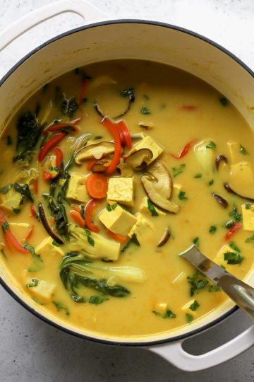 Thai Vegetable Soup - Dishing Out Health