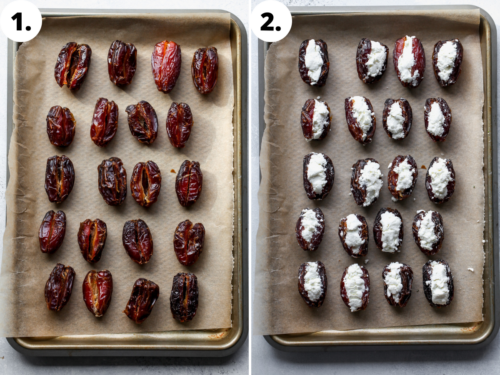Roasted Stuffed Dates - Dishing Out Health