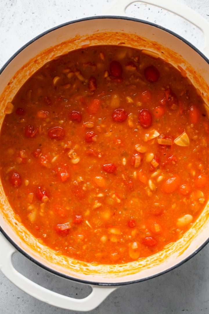 Tomato and Butter Bean Stew - Dishing Out Health