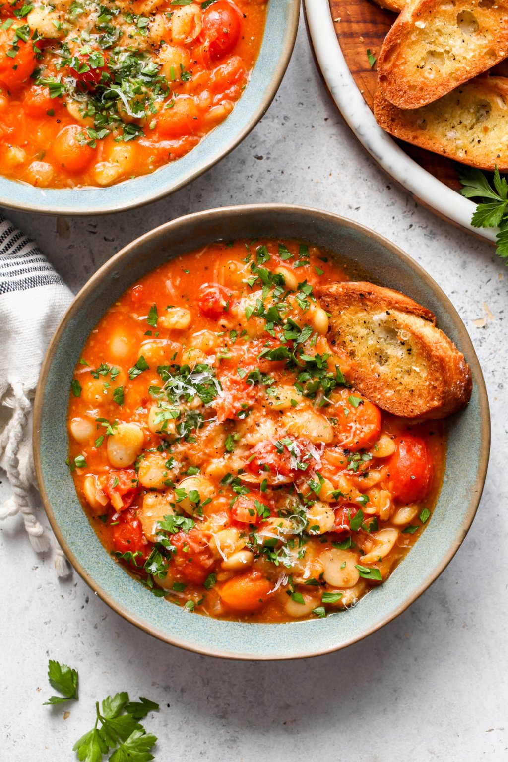 Tomato and Butter Bean Stew - Dishing Out Health