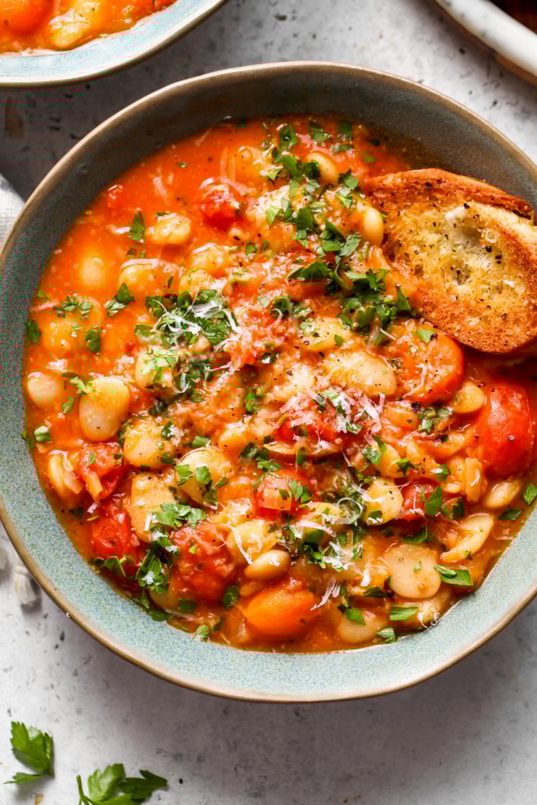 Tomato and Butter Bean Stew - Dishing Out Health