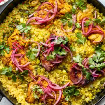 One Pot Turmeric Chicken and Rice - Dishing Out Health