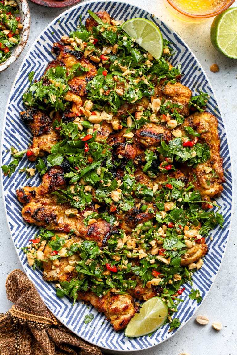 Curried Chicken Thighs - Dishing Out Health