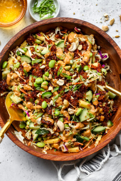Crispy Rice Salad - Dishing Out Health