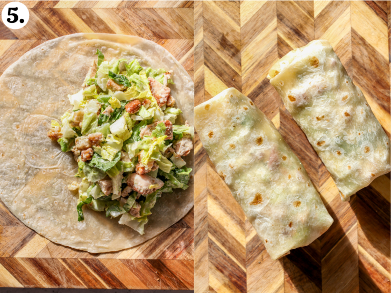 Miso Chicken Caesar Wrap - Dishing Out Health