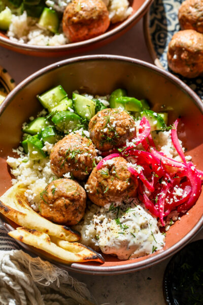 Peperoncino-Feta Turkey Meatballs - Dishing Out Health