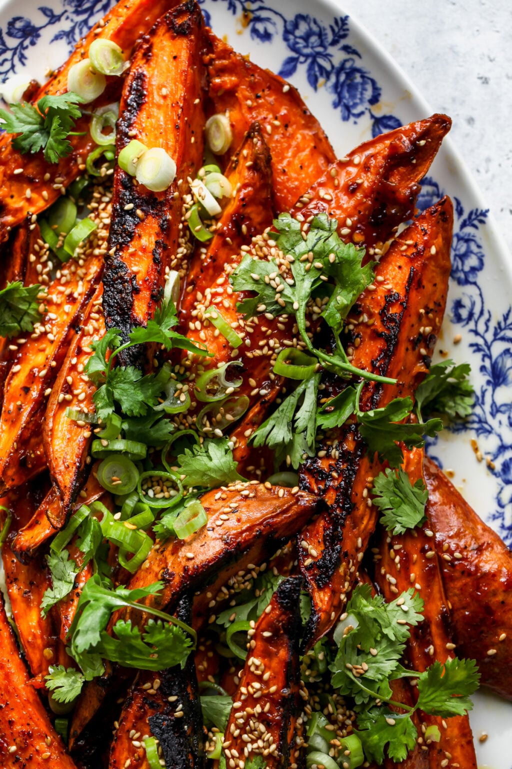 Miso-Maple Glazed Sweet Potatoes - Dishing Out Health
