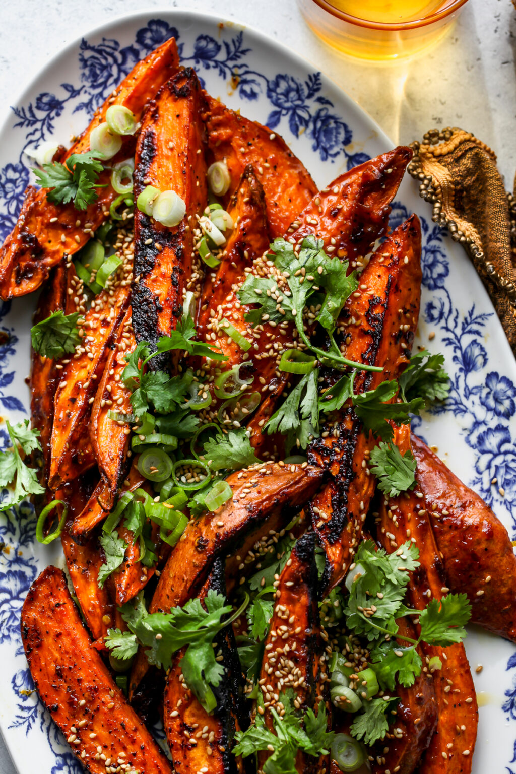 Miso-Maple Glazed Sweet Potatoes - Dishing Out Health