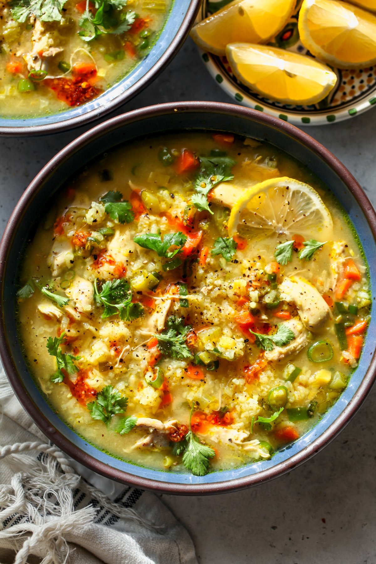 Immune-Boosting Chicken and Rice Soup - Dishing Out Health