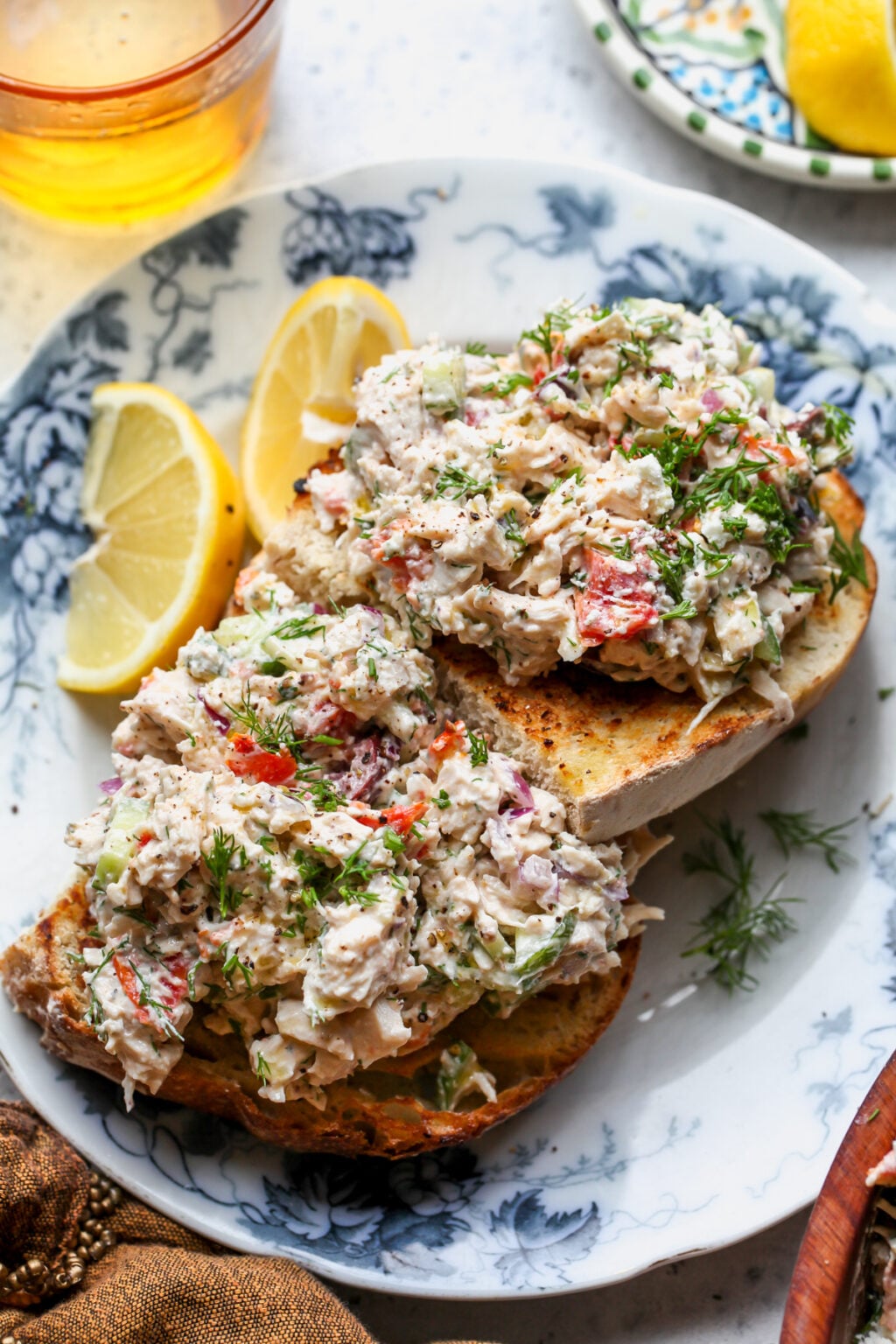 Greek Chicken Salad - Dishing Out Health